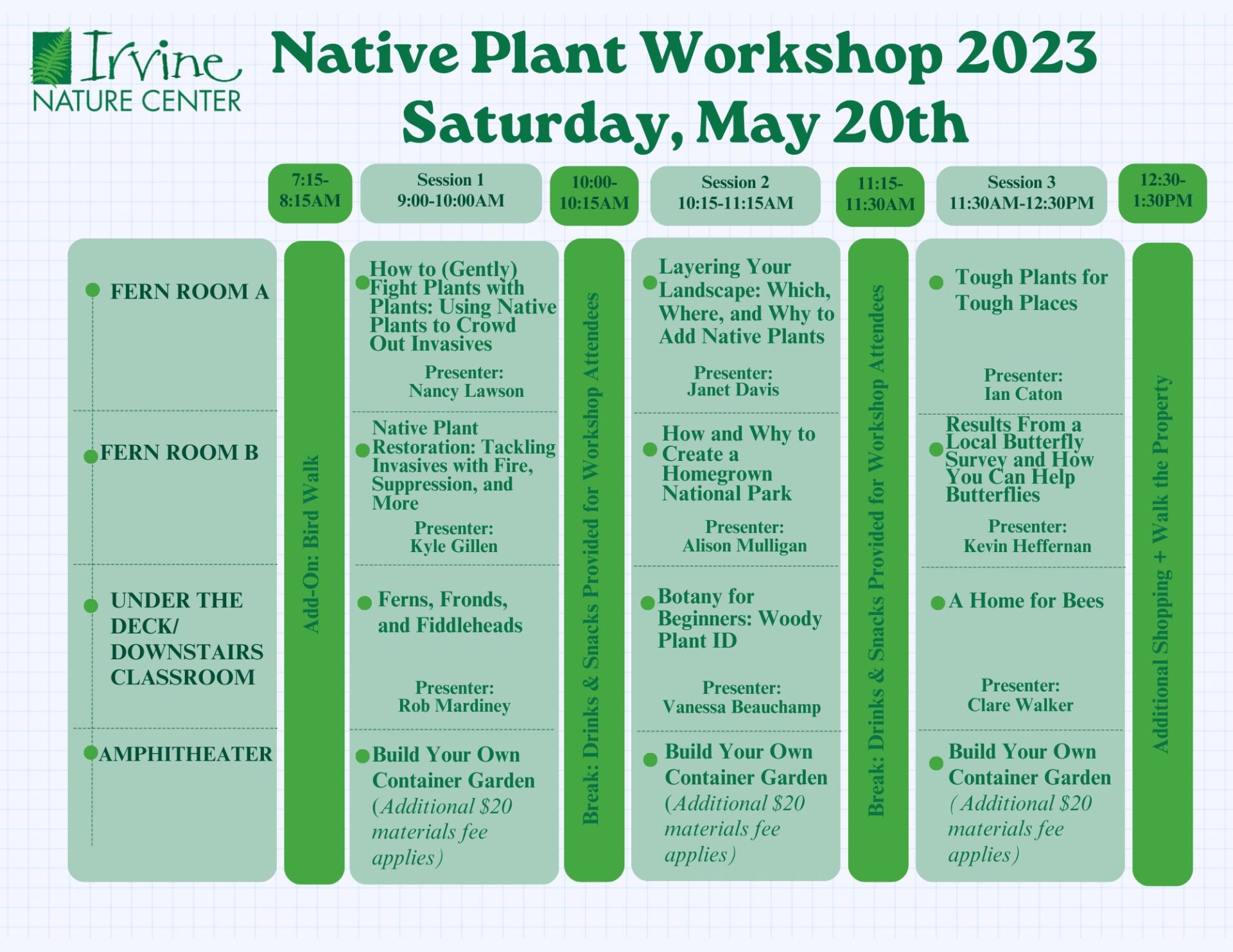 Native Plant Sale & Workshop - Irvine Nature Center
